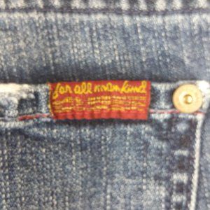 7 For All Mankind | Jeans | 7fam Dojo Cropped Blue Jeans Original ...